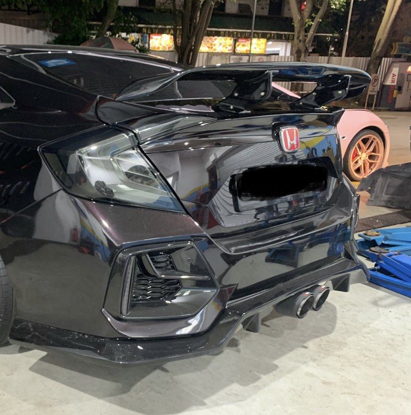 Honda Civic FC type r spoiler / FC450 spoiler / modular spoiler / Rs ...