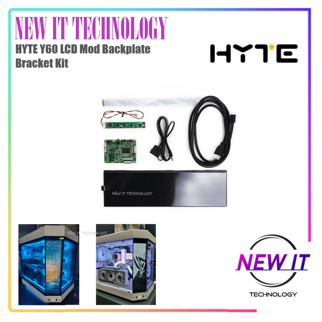 HYTE Y60 LCD Mod Backplate Bracket LCD Diy Kit For Hyte Y60 PC Desktop Casing (CS-HYTE-Y60LCD ...