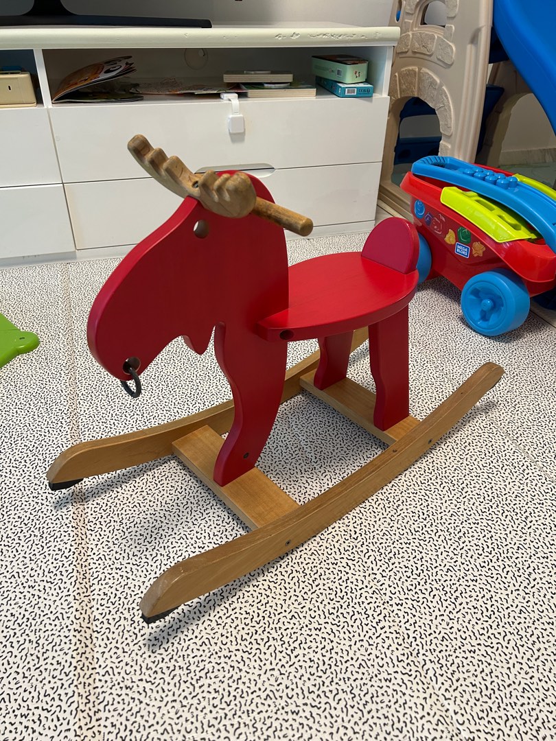 Ikea Rocking Horse - EKORRE Rocking Moose, Babies & Kids, Infant ...