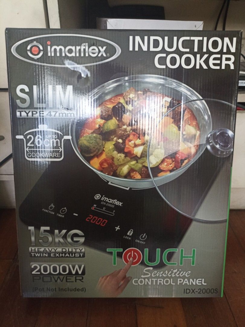Imarflex Induction Cooker 2000W, TV & Home Appliances, Kitchen ...