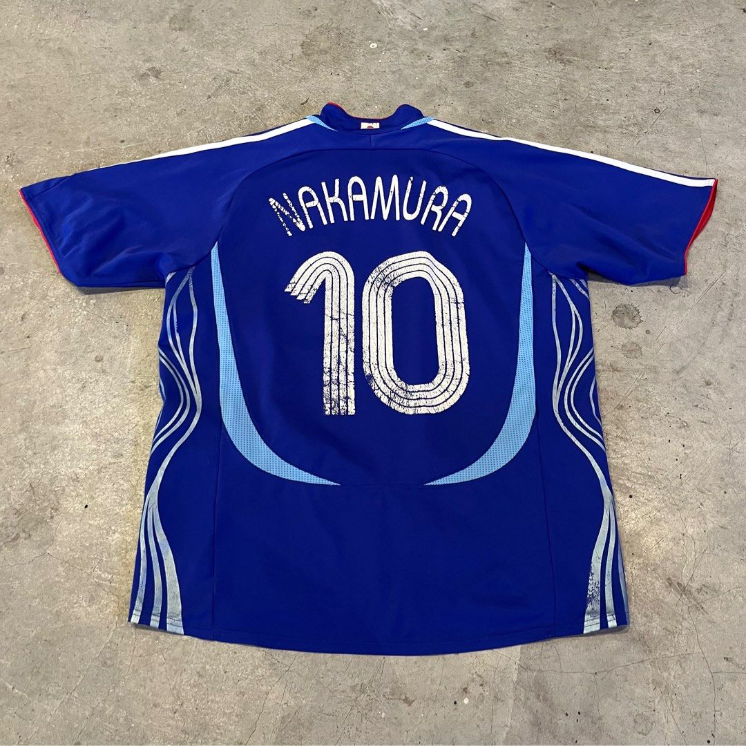 Japan 2006 authentic original adidas home football jersey Nakamura S ...