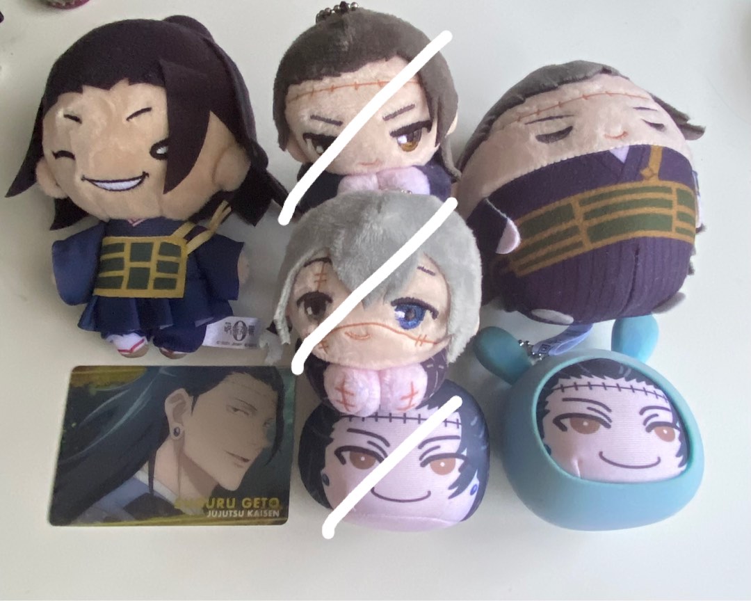 Jujutsu Kaisen CLEARANCE Getou Mahito Megumi Junpei (plushie badges ...