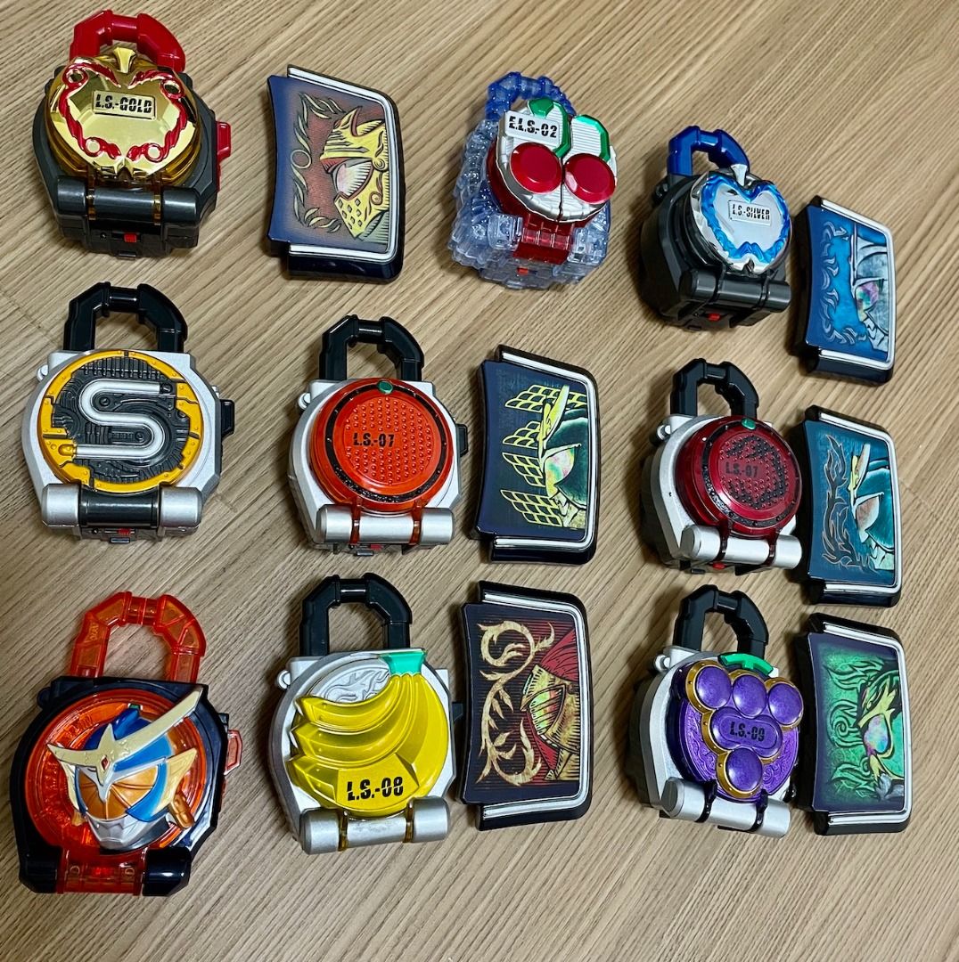 Kamen Rider Gaim DX Lockseed Lot Masked Energy Sid Baron Ryugen ...