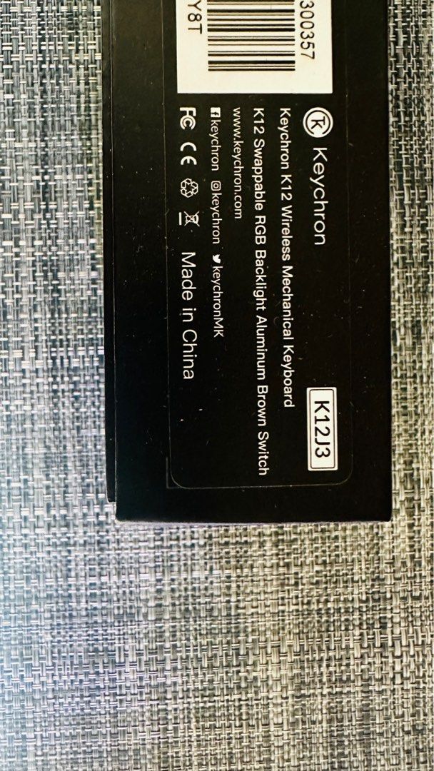 Keychron keyboard k12, Computers & Tech, Parts & Accessories, Computer Keyboard on Carousell