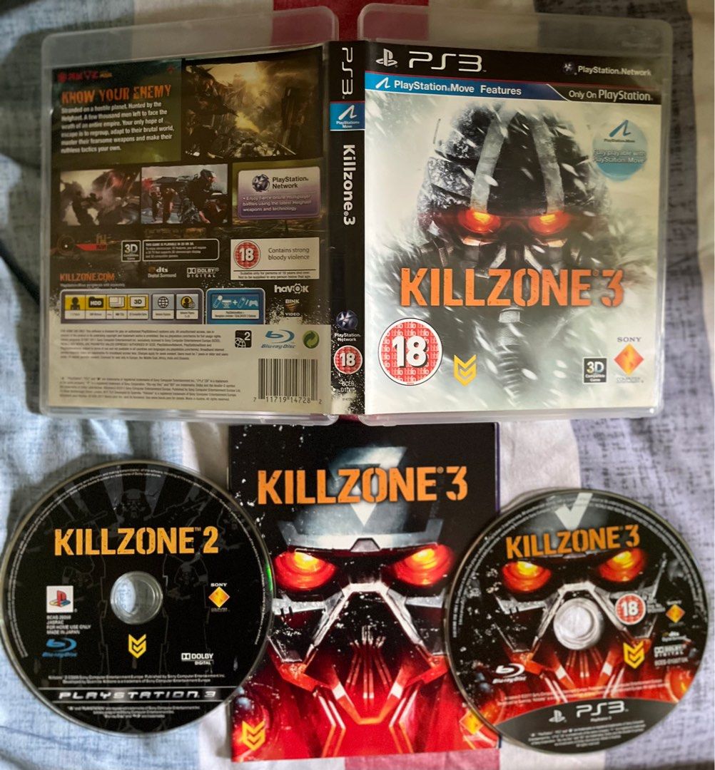 KILLZONE 2 & 3 PS3 GAMES, Video Gaming, Video Games, PlayStation on Carousell