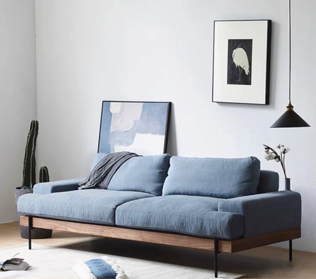 KJEL Modern Fabric Sofa, Furniture & Home Living, Furniture, Sofas on ...