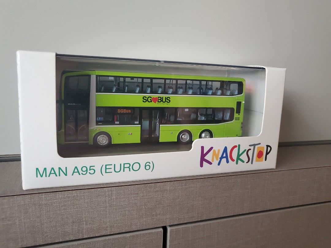 Knackstop Man A95 (Euro 6) sbs smrt bus and train 1:76, Hobbies & Toys ...