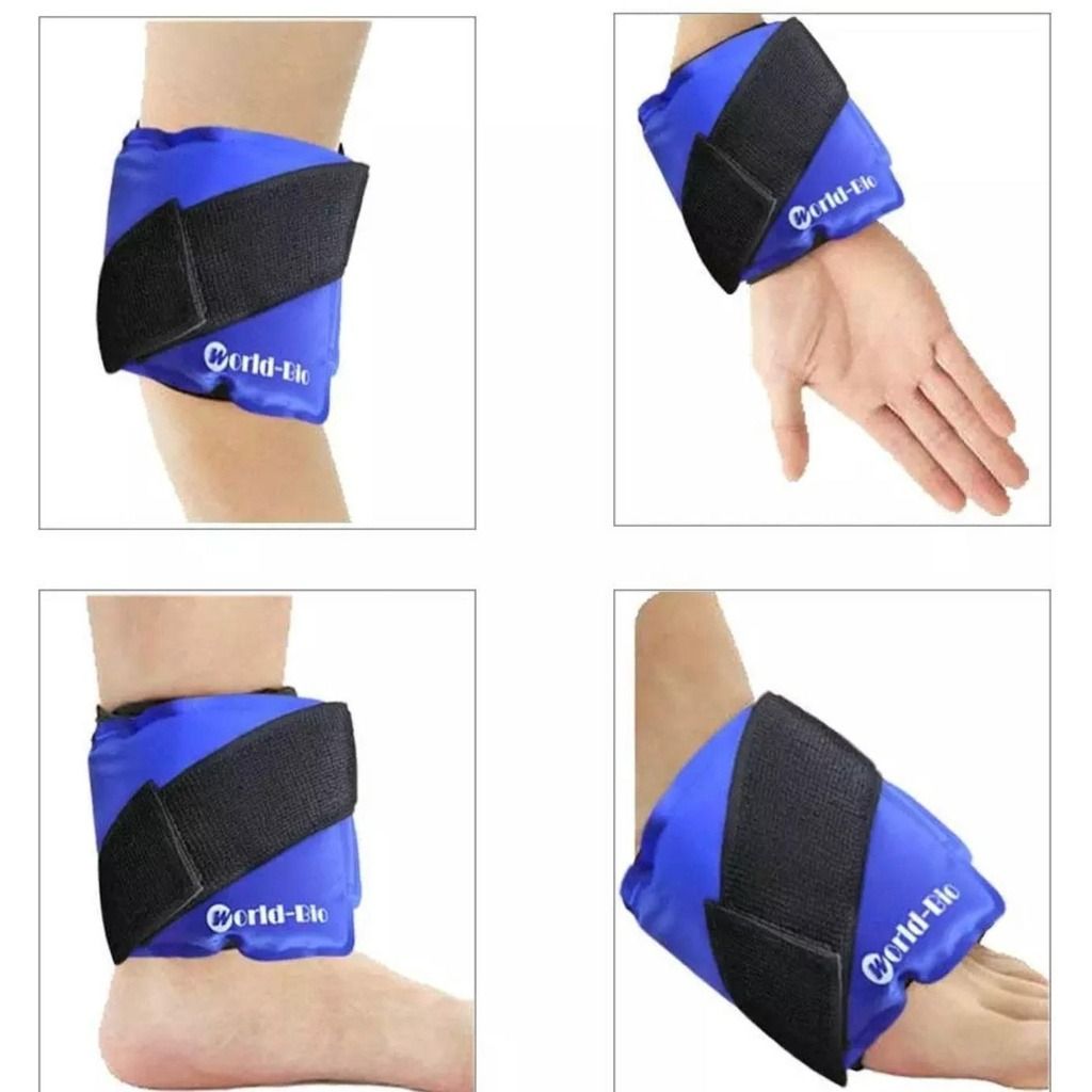 Knee Hot Cold Reusable Gel ice Pack, Health & Nutrition, Assistive ...