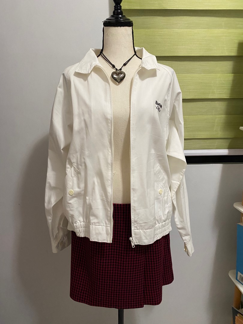 Kodak aesthetic white quality minimalist jacket on Carousell