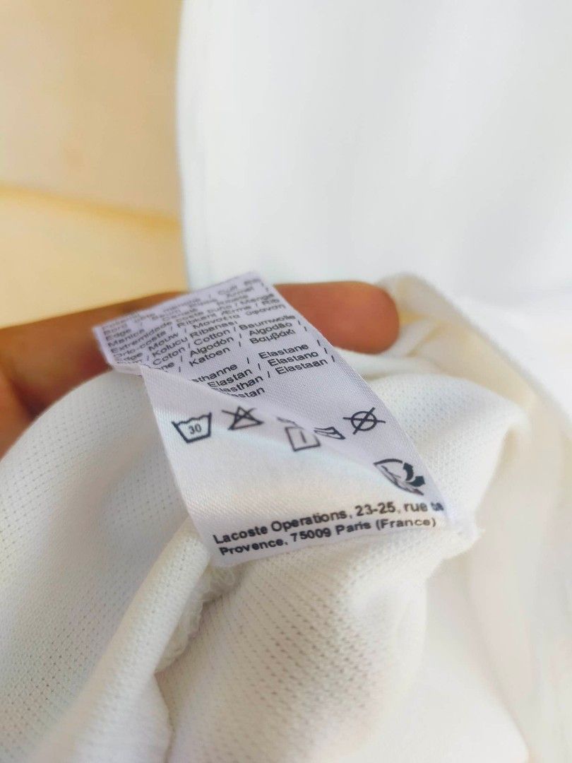 Lacoste New Tag (Rubber Tab Logo) on Carousell