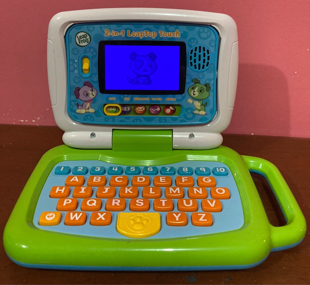LeapFrog Leaptop 2-in-1 Touch, Green, Hobbies & Toys, Toys & Games on ...
