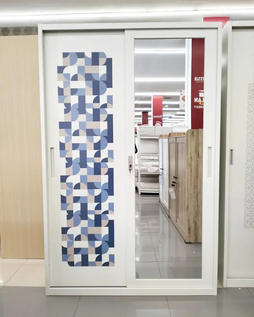 Lemari Besi 2 Pintu Selma By Informa, Perabotan Rumah di Carousell