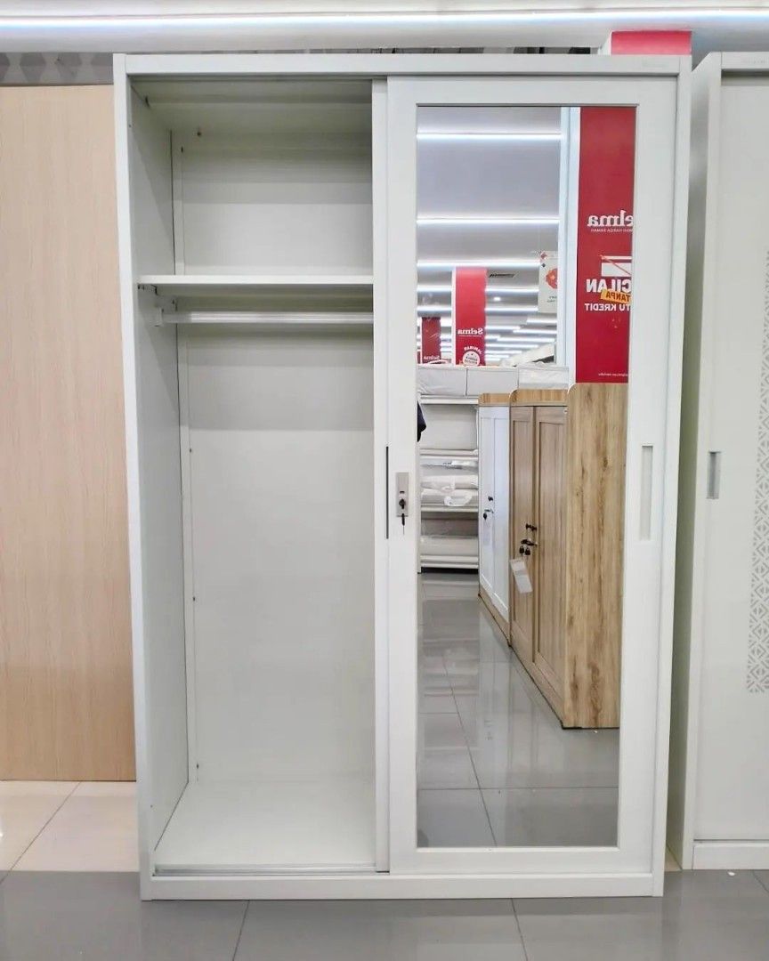 Lemari Besi 2 Pintu Selma By Informa, Perabotan Rumah di Carousell