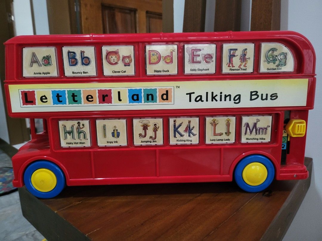 Letterland London Talking Bus, Hobbies & Toys, Toys & Games on Carousell