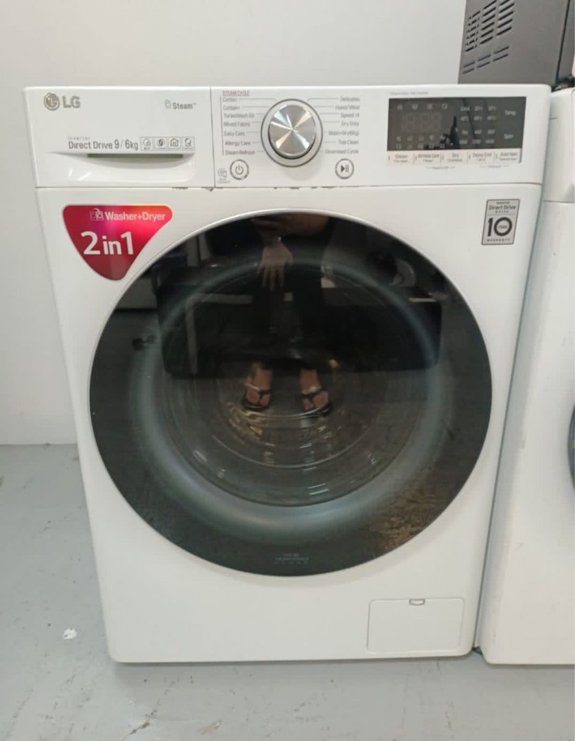 LG 9KG/6KG FRONT LOAD WASHER DRYER FV1409H3W WITH INVERTER DIRECT DRIVE ...