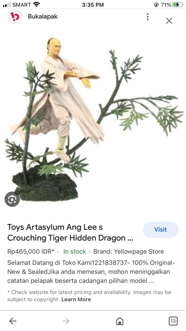 Li Mu Bai(Crouching Tiger), Hobbies & Toys, Memorabilia & Collectibles ...