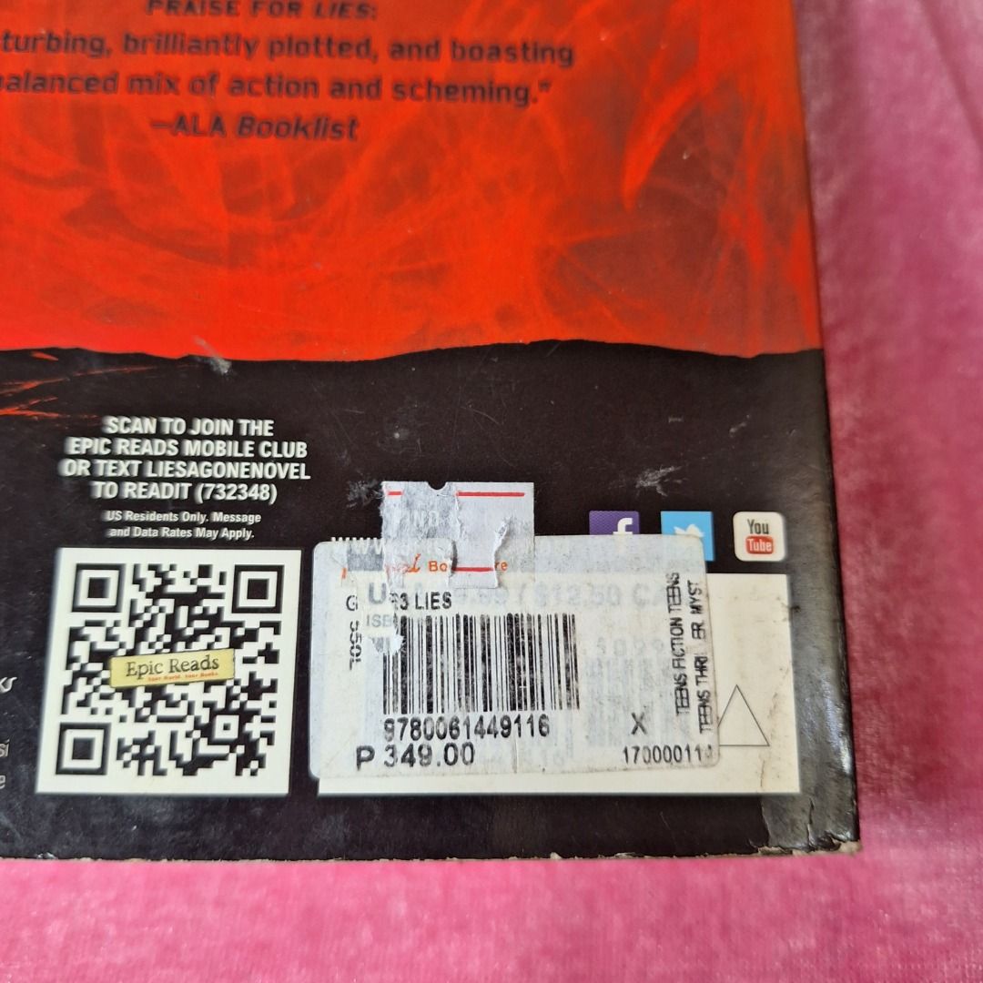 LIES A GONE NOVEL MICHAEL GRANT, Hobbies & Toys, Books & Magazines ...