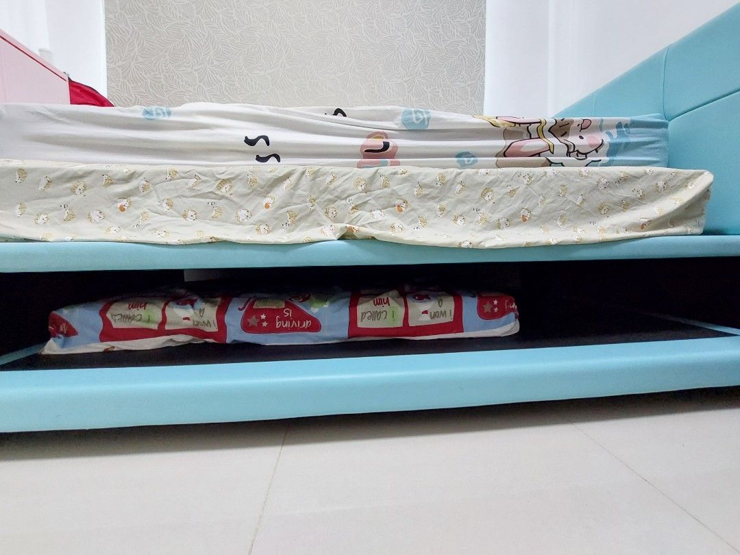 Lightly Used Pulled-Out Bed Frame, Furniture & Home Living, Furniture ...