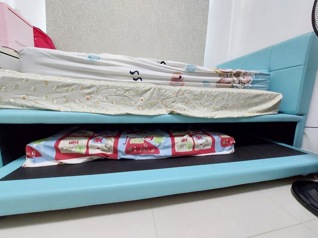 Lightly Used Pulled-Out Bed Frame, Furniture & Home Living, Furniture ...