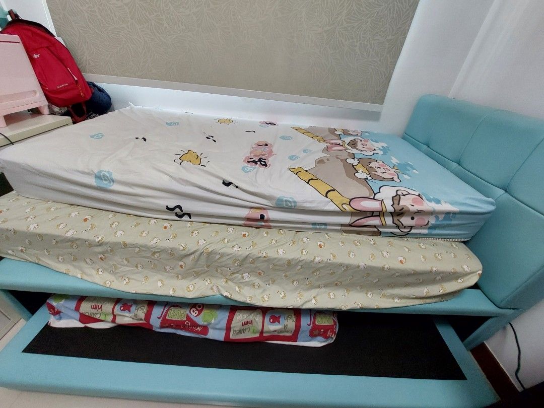 Lightly Used Pulled-Out Bed Frame, Furniture & Home Living, Furniture ...