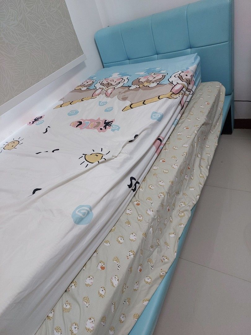 Lightly Used Pulled-Out Bed Frame, Furniture & Home Living, Furniture ...