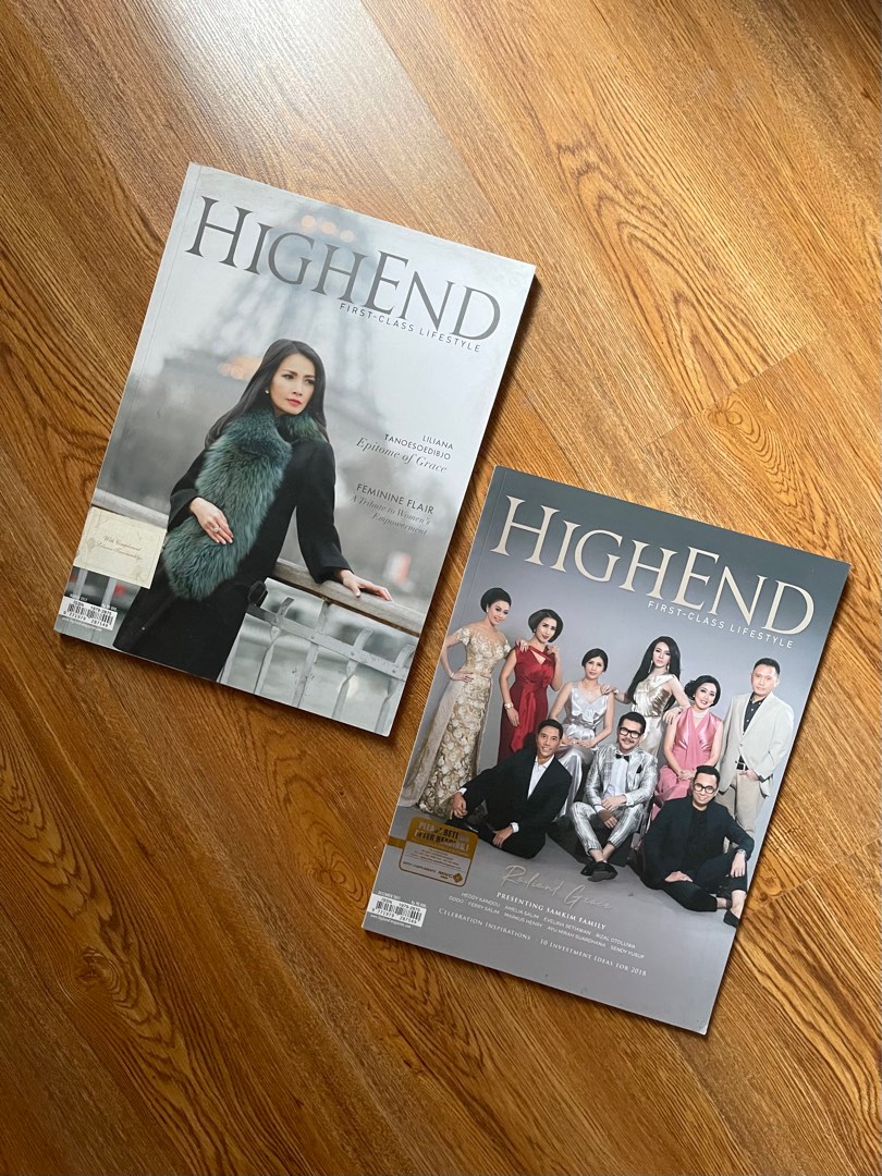 [LIKE NEW] High End Magazine / Majalah High End, Buku & Alat Tulis, Majalah & Lainnya di Carousell