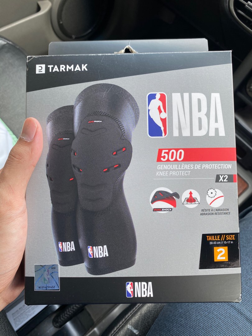 Limited Edition Tarmak X NBA Knee Dual Shock Padding, Sports Equipment, Other Sports Equipment ...
