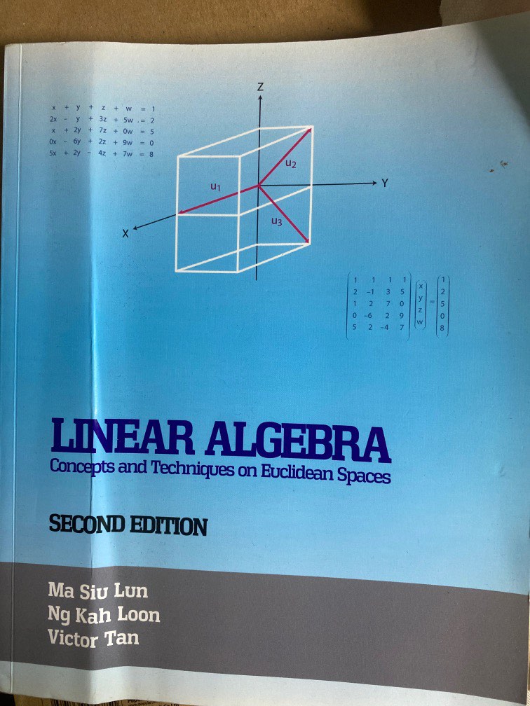 Linear algebra, Hobbies & Toys, Books & Magazines, Textbooks on Carousell