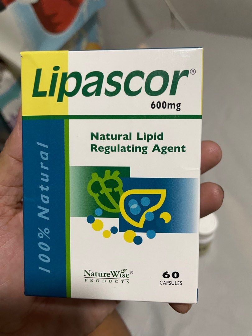 lipascor lipid regulating agent, Health & Nutrition, Health Supplements ...