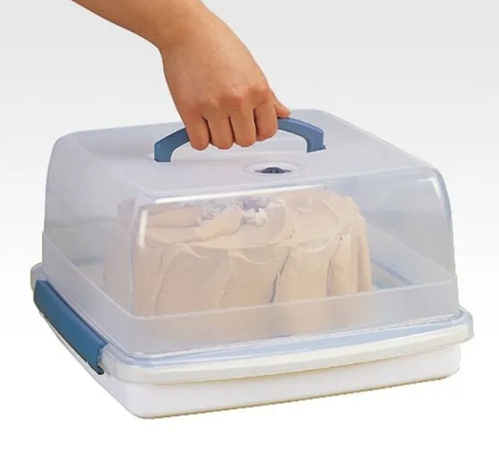 Lock & Lock cake carrier 21L, Furniture & Home Living, Kitchenware ...