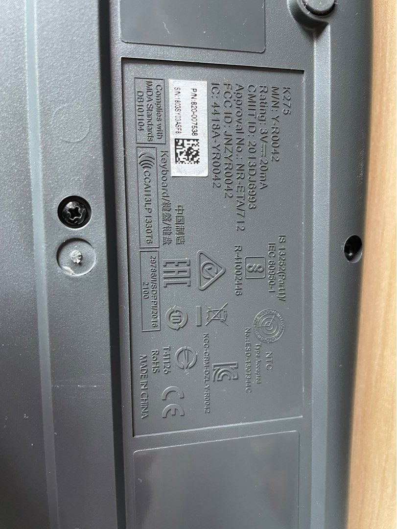 Logitech Keyboard wireless k275, Computers & Tech, Parts & Accessories, Computer Keyboard on ...