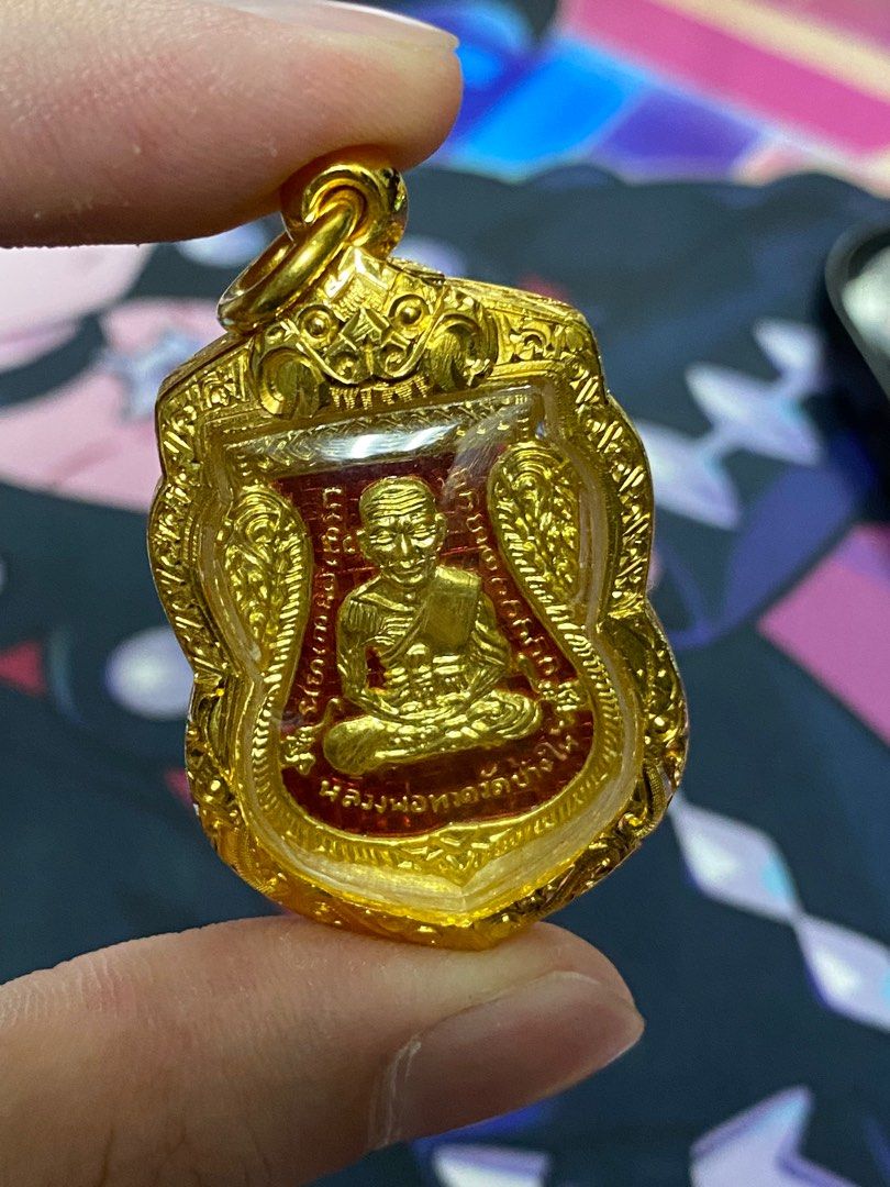 LP Thuad Phor solid gold longya Tan Keaw Wat Huay Ngor B.E. 2552 ...