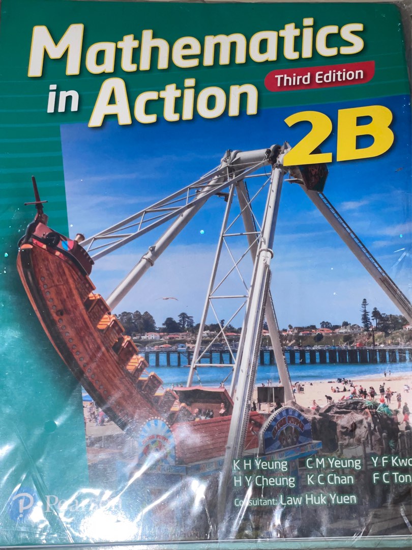 Mathematics in Action textbook + supplementary exercise book, 興趣及遊戲, 書本 ...