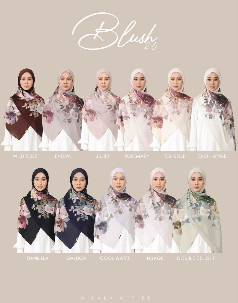 Milala attire Nura pleated blush edition in earth angel, Women's ...