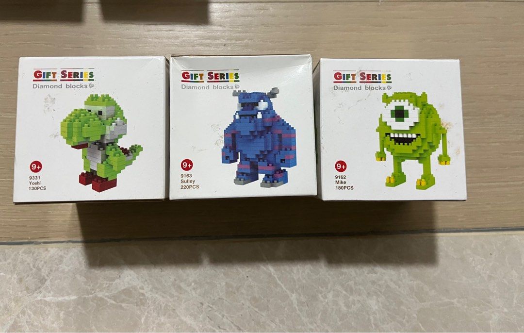 Mini blocks - baymax, Elsa, Anna, Olaf, transformer, minion, rtc ...