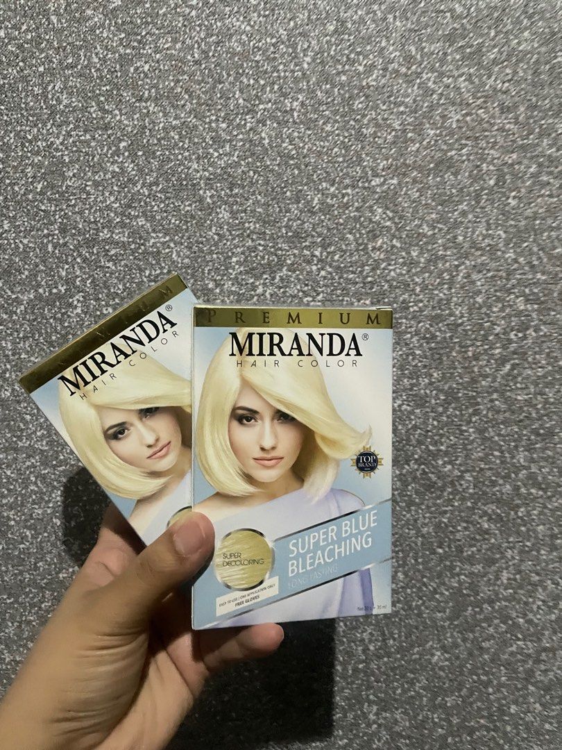 Miranda Hair Color Pastel Super Blue Bleaching Series Cat Rambut ...