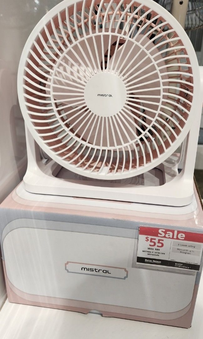 Mistral Desk Fan, Furniture & Home Living, Lighting & Fans, Fans on ...