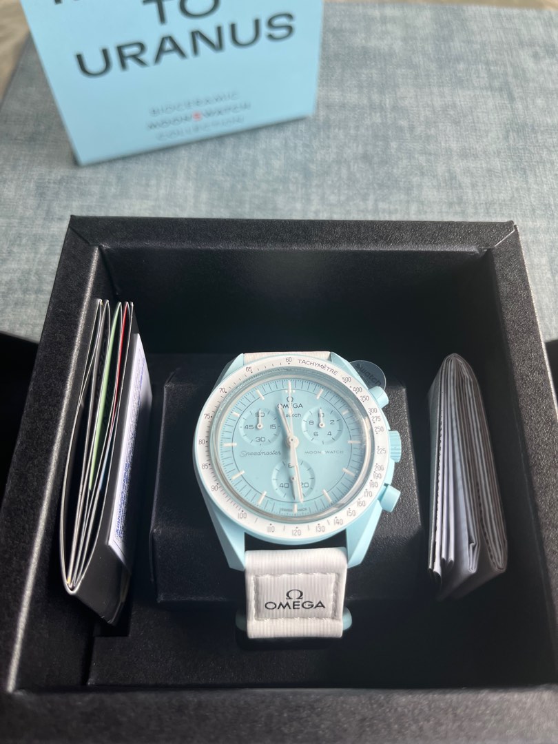 MoonSwatch - Mission to Uranus, Men's Fashion, Watches & Accessories ...