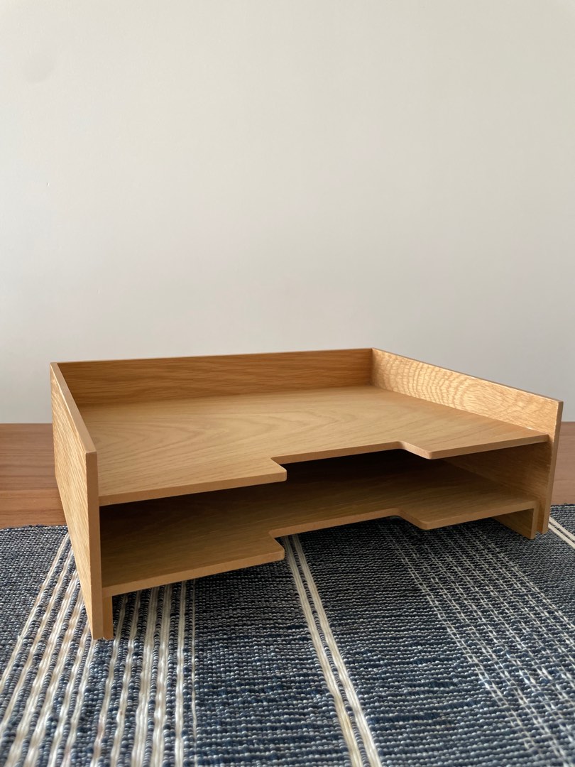 Muji wooden document tray, Furniture & Home Living, Home Improvement ...