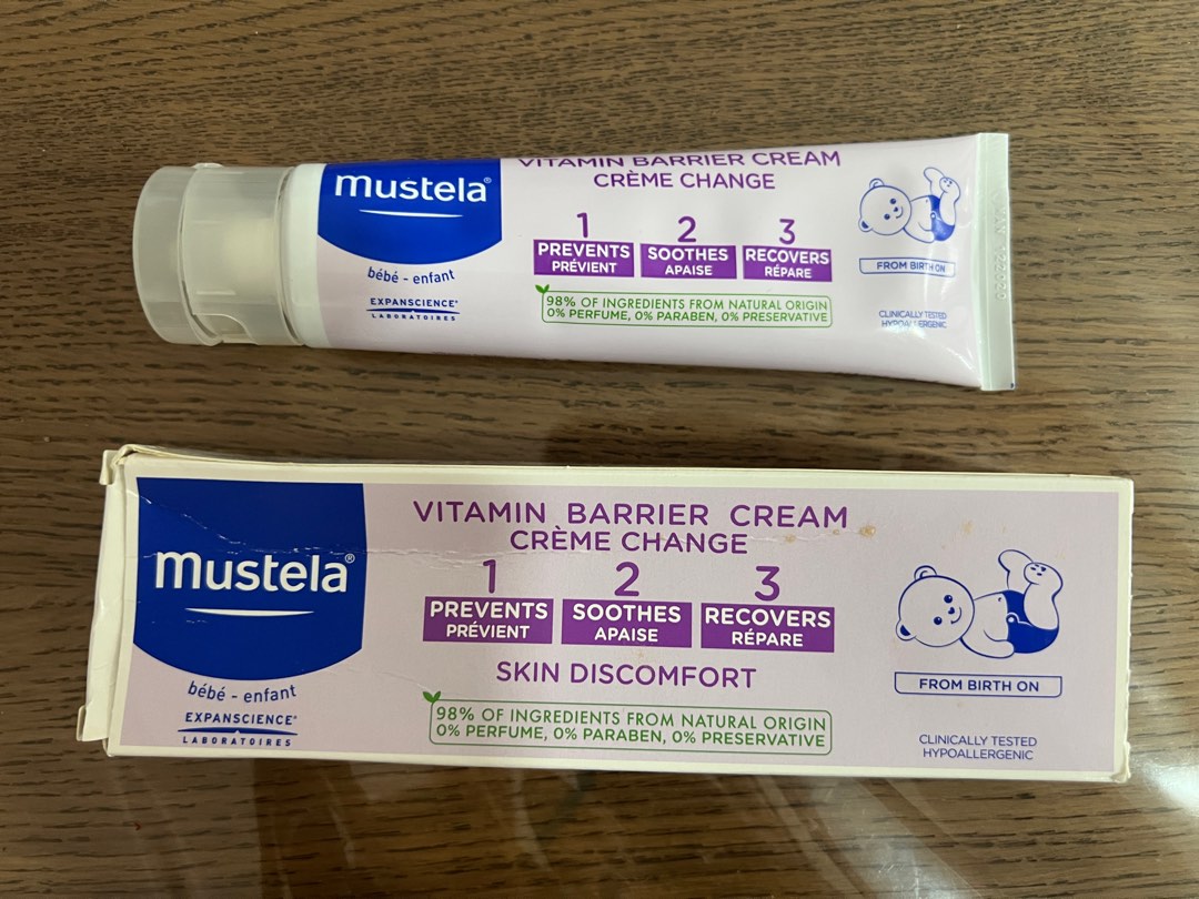 Mustela diaper cream 100ml, Babies & Kids, Bathing & Changing, Baby ...