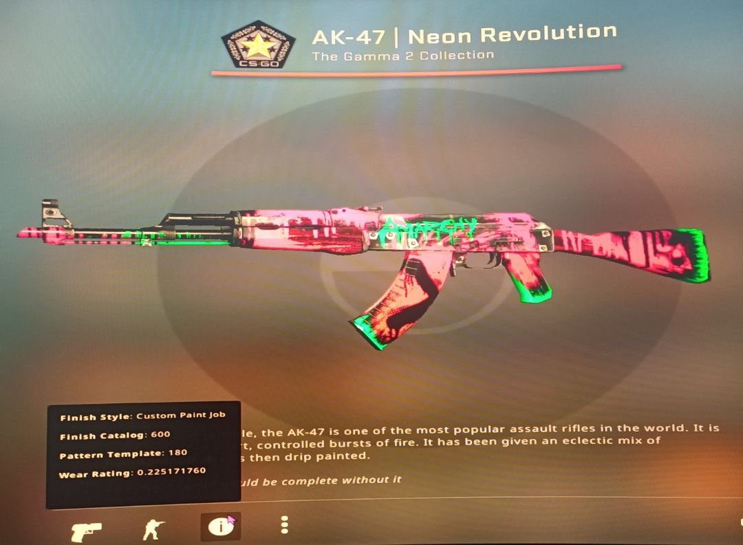 Neon revolution AK FT, Video Gaming, Gaming Accessories, In-Game ...
