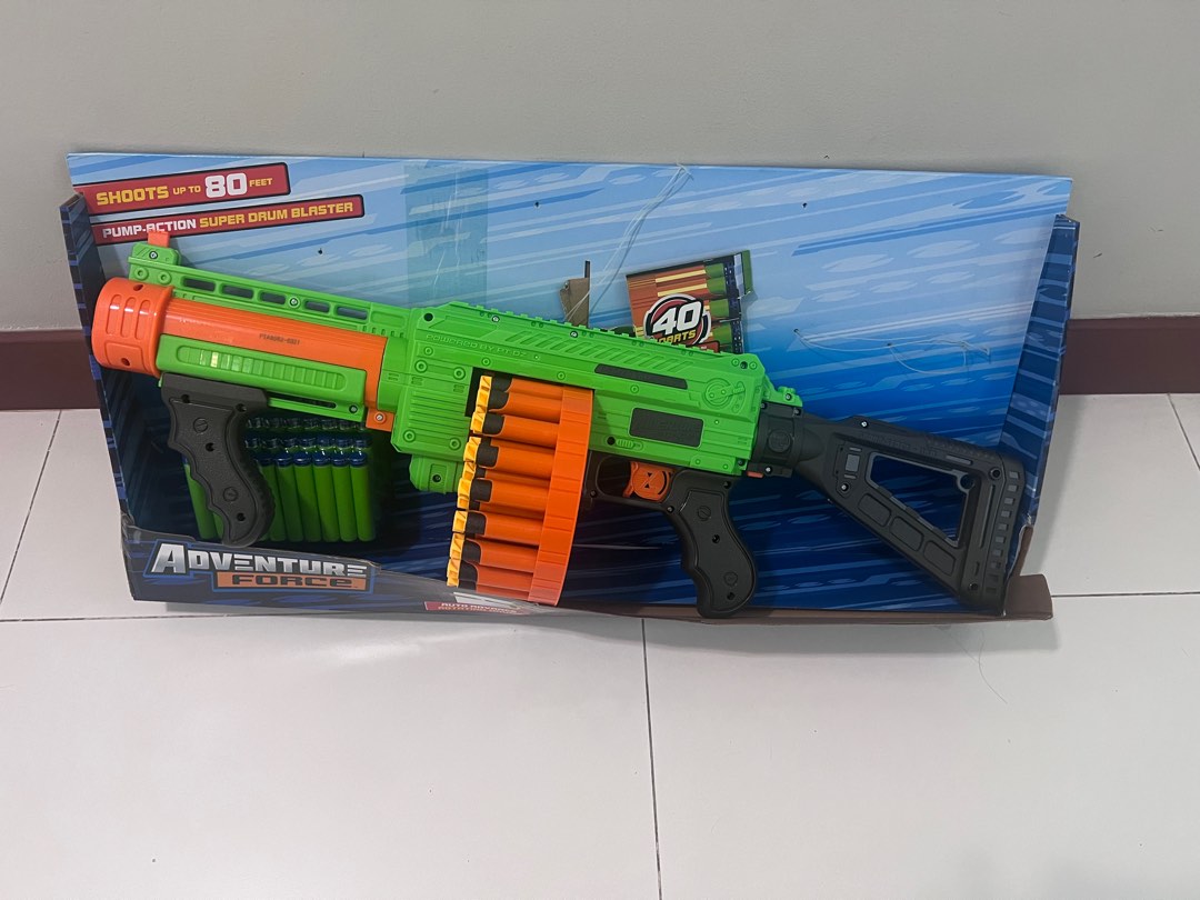 Nerf toy gun blaster Dartzone adventure force Villianator, Hobbies ...