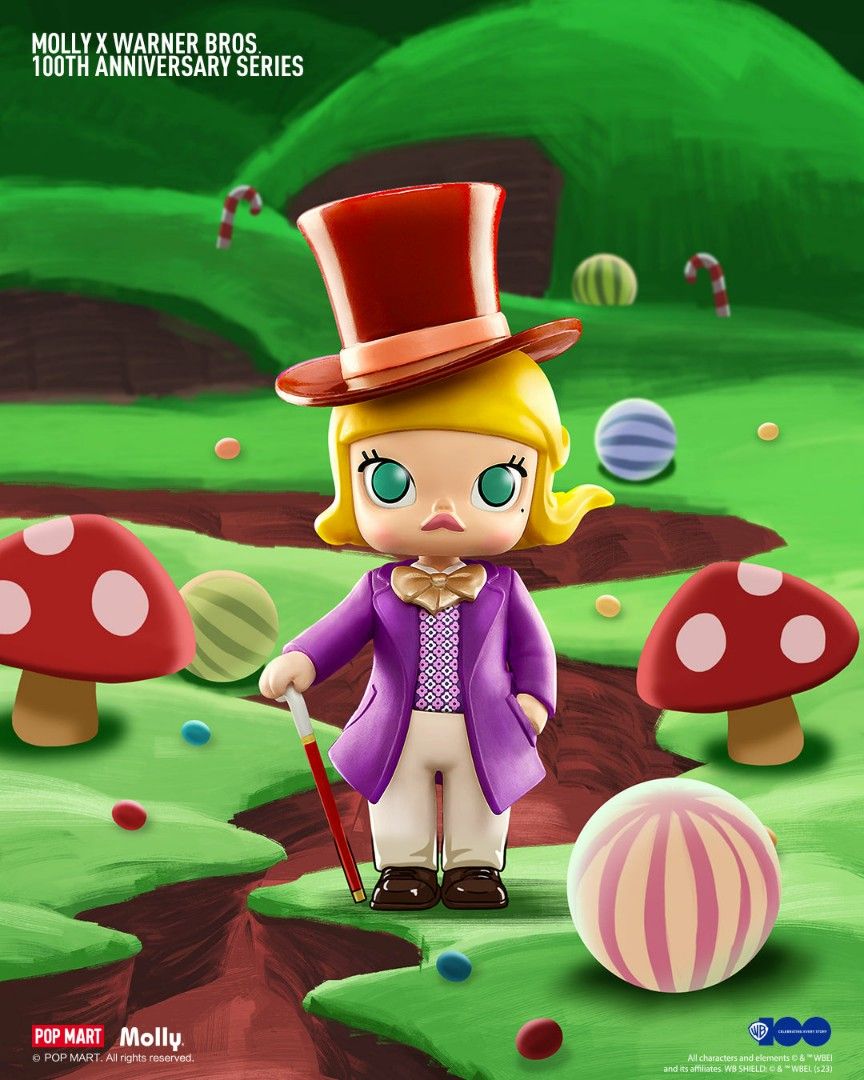 [NEW! POPMART] POPMART MOLLY X WARNER BROS. 100TH ANNIVERSARY SERIES ...