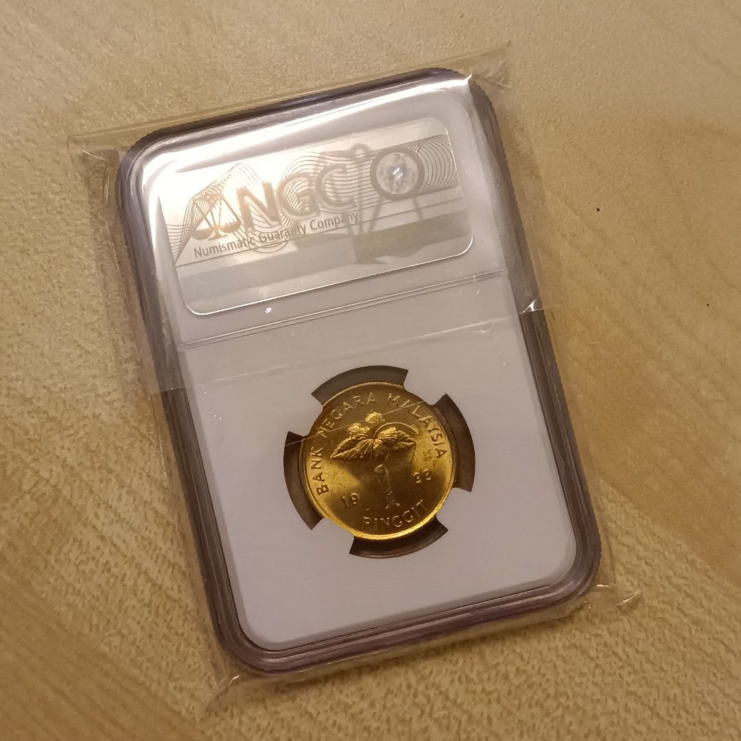 NGC 1 Ringgit Syiling Emas Rm1 MS64, Hobbies & Toys, Collectibles ...