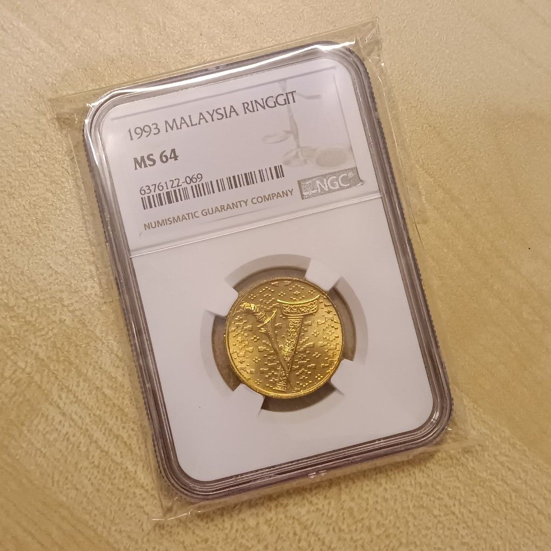 NGC 1 Ringgit Syiling Emas Rm1 MS64, Hobbies & Toys, Collectibles ...