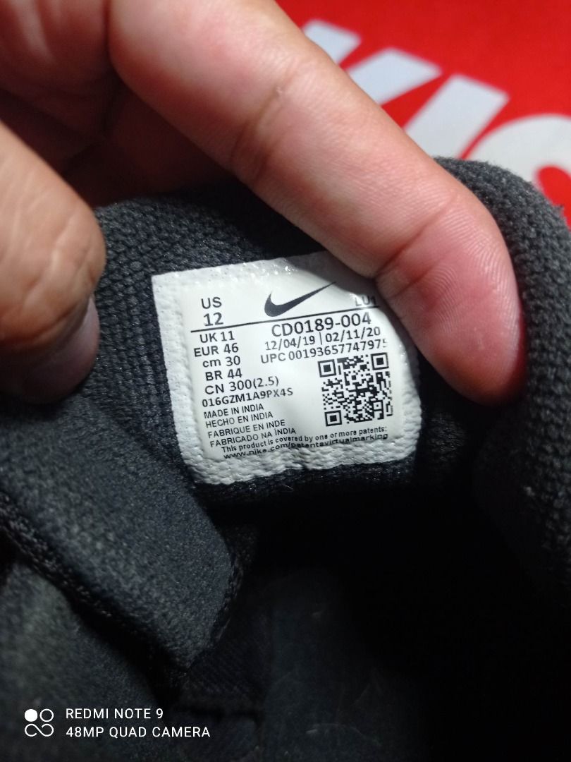 Nike Flyby Mid 1 "Black Metallic Gold", Men's Fashion, Footwear ...