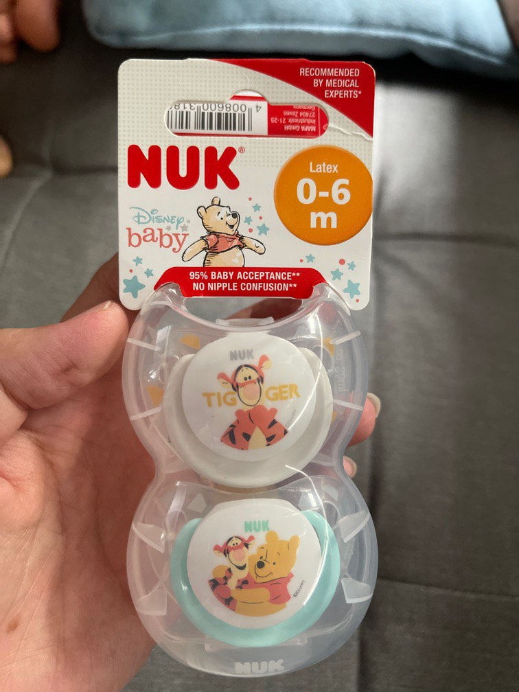 NUK Latex Twin Pacifiers (Original Disney Baby), Babies & Kids, Nursing & Feeding, Soothers ...