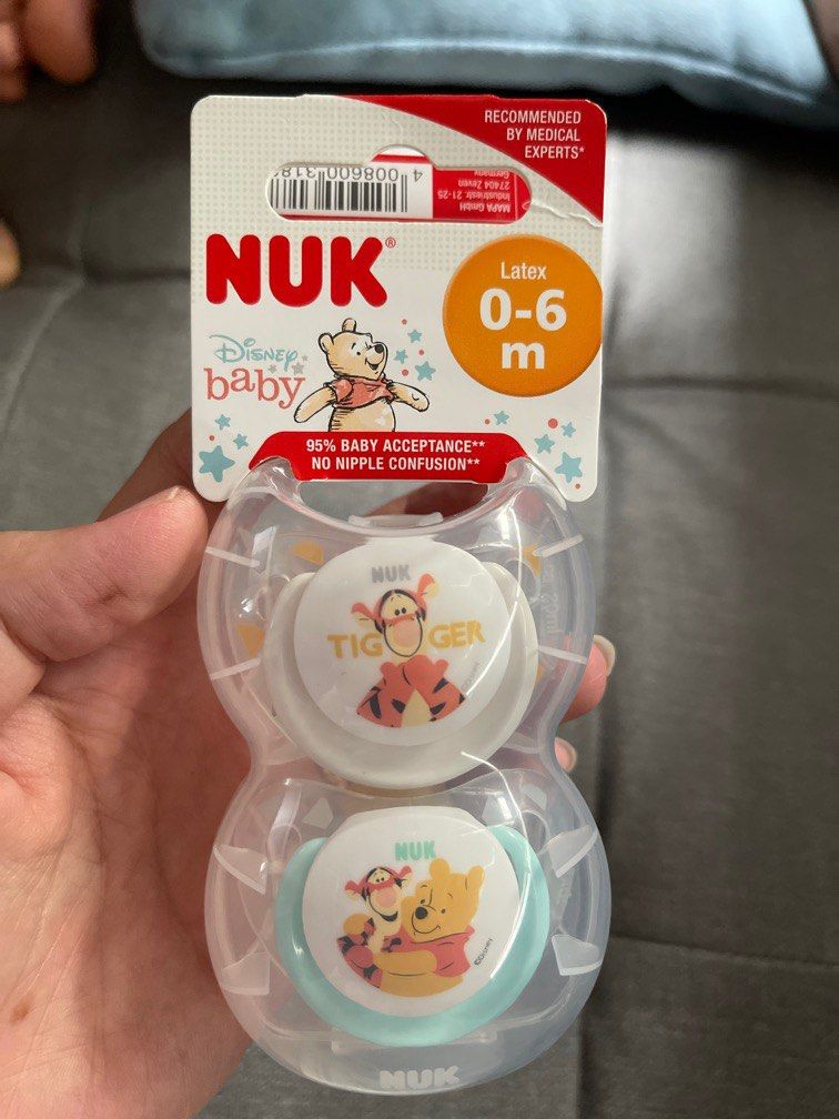 NUK Latex Twin Pacifiers (Original Disney Baby), Babies & Kids, Nursing ...