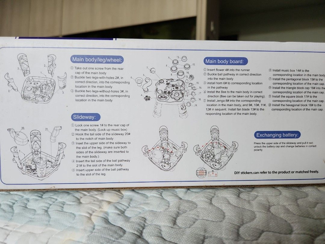 Obero Wisdom Learning Table, Babies & Kids, Infant Playtime on Carousell