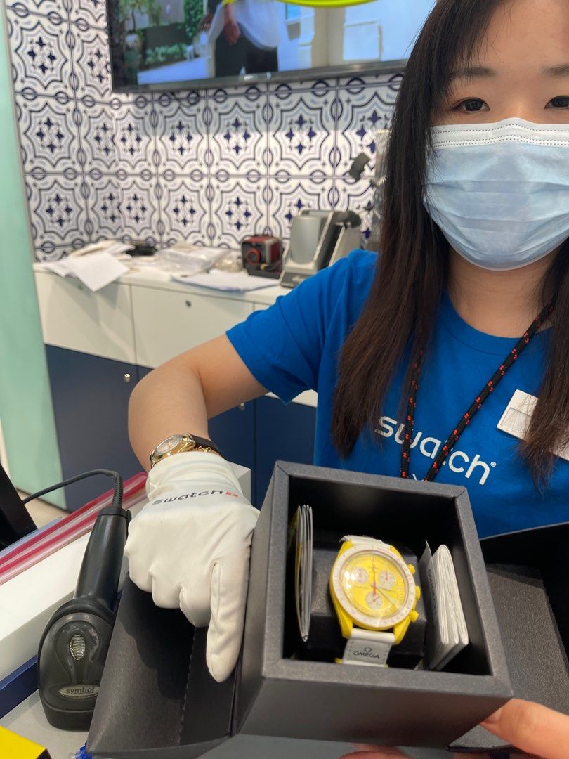 Omega x Swatch Moon Watch Collab on Carousell